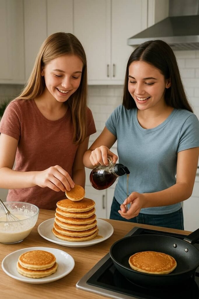 Buttermilk Pancakes with Maple Syrup Recipe: The Ultimate Breakfast ...